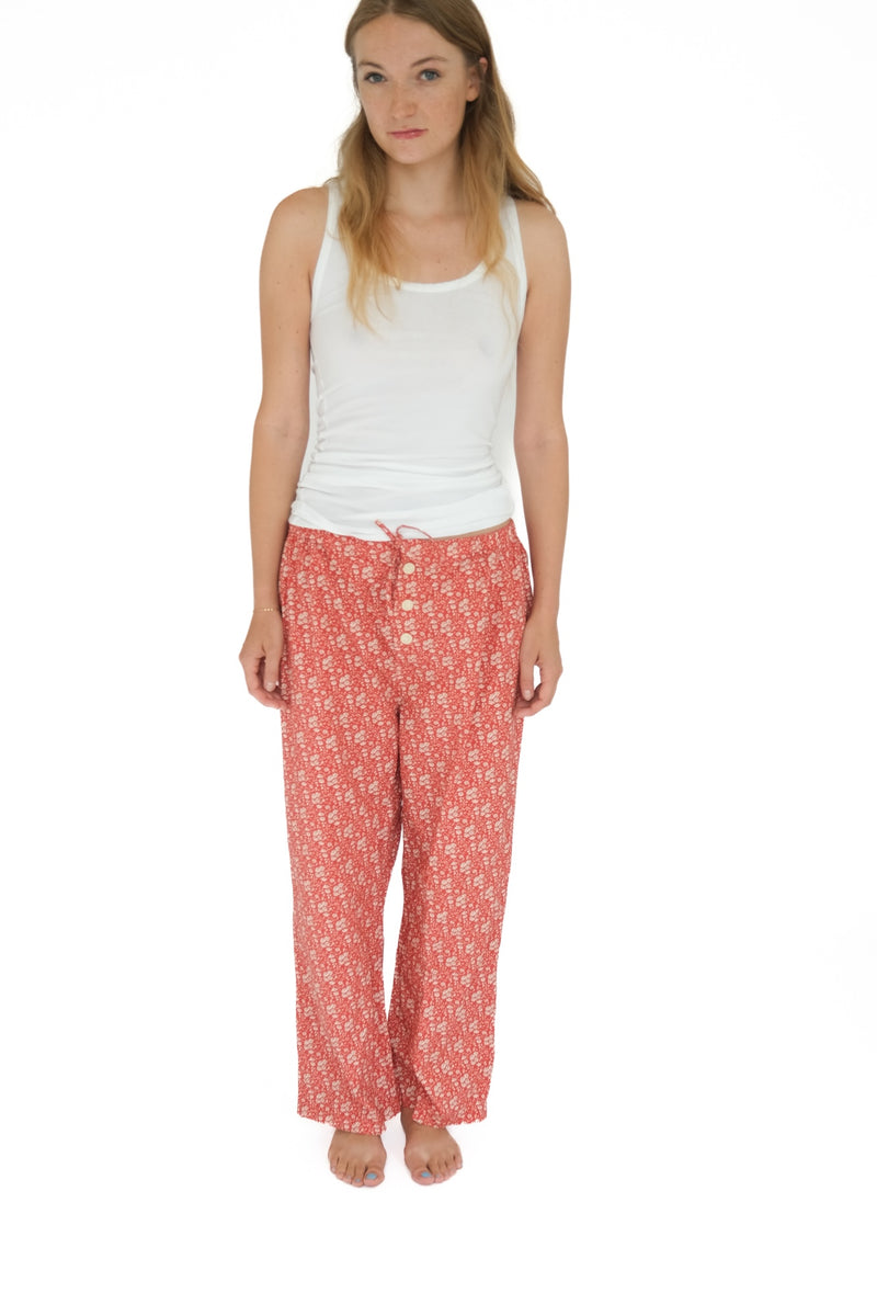 Slim Frenchie Pants, Rory - 100% Organic Cotton Sleepwear | Domi – D o m i